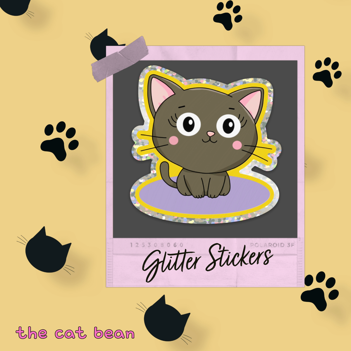 The Story Behind The Cat Bean Bittyna Stickers – Clari Botello